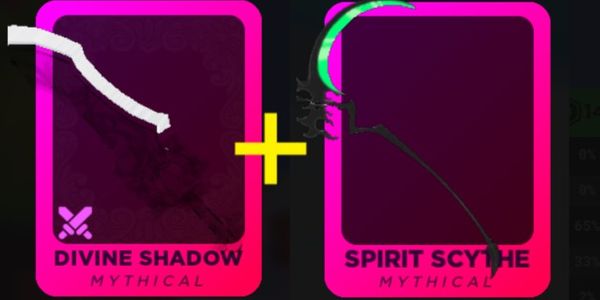 Buy Item Dual Divine Shadow + Clean Spirit Scythe | Roblox Death Ball ...