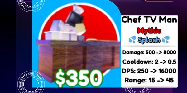 Buy TV Man Chef TV Man -Toilet Tower Defense (Mythic) Toilet Tower ...
