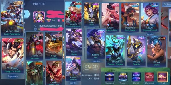 Buy Account YSS COLLECTOR SKIN ACCOUNT 200+ EMBLEMS MAX Mobile Legends ...