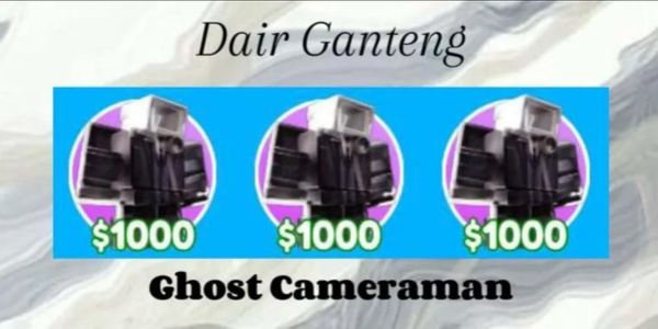 Beli Cameraman Exclusive Ghost Cameraman - Toilet Tower Defense Toilet ...