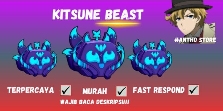 Buy Fruit Kitsune (Beast) Blox Fruits Roblox 2653083 | itemku