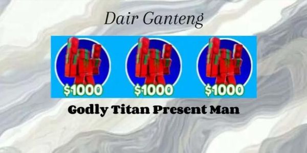 Beli TV Man Godly Titan Present Man - Toilet Tower Defense Toilet Tower ...