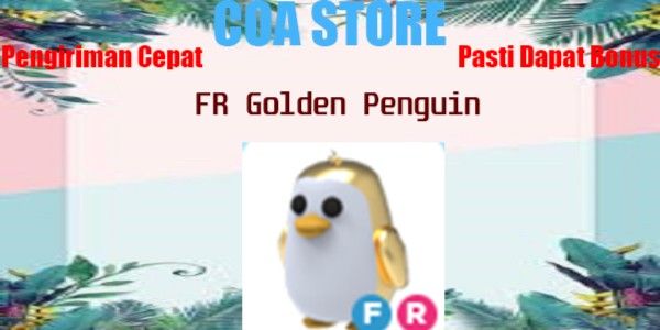 Beli Pet FR Golden Penguin | Adopt Me Roblox Adopt Me Roblox Trading ...