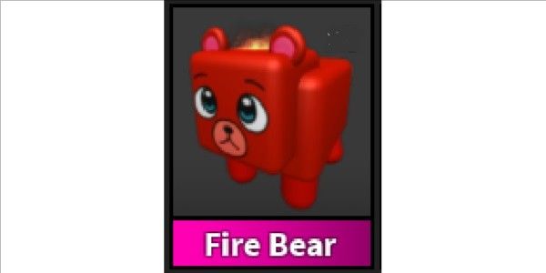 Buy Pet Fire Bear MM2 Murder Mystery 2 2706731 | itemku