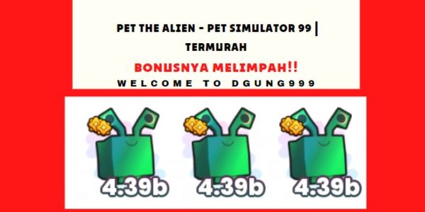 Beli Pets Huge Gleebo The Alien Pet Simulator 99! Terlengkap dan ...