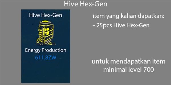 Beli Item Hive Hex-Gen - Bitcoin Miner Roblox Terlengkap dan Termurah November 2024 2709641 | itemku