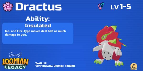 Beli Item Dractus 7x40 UP | Loomian Legacy Roblox Terlengkap dan ...