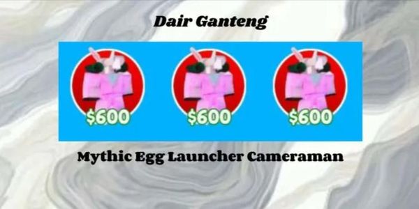 Beli Cameraman Mythic Egg Launcher Cameraman - Toilet Tower Defense ...