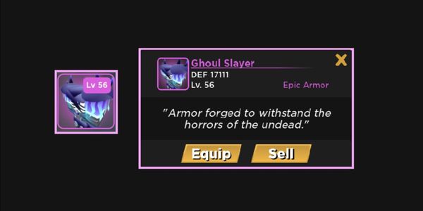 Buy Item Ghoul Slayer - Swordburst 3 RBL 2687444 | itemku