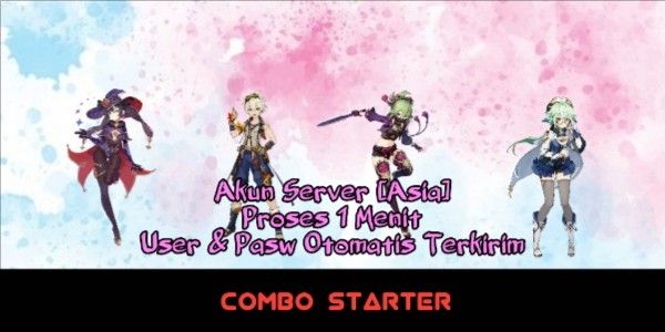 Beli Akun Akun Mona, Bennett, Kuki Shinobu, Sucrose & Aether Starter [ASIA] Genshin Impact ...