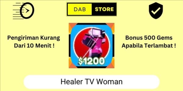 Beli TV Man Healer TV Woman (Mythic) - Roblox Toilet Tower Defense ...