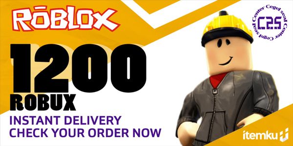 Beli Robux Game Card 1200 Robux Roblox Terlengkap dan Termurah Juni ...