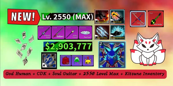 Buy Account God Human + CDK + Soul Guitar + 2550 Level Max + Kitsune ...