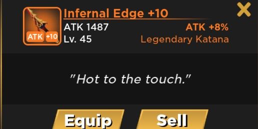 Beli Item Infernal Edge +10 / MAX - Swordburst 3 Roblox Terlengkap dan ...