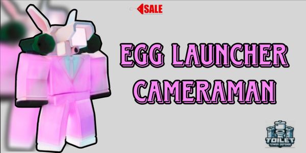 Buy Cameraman Egg Launcher Cameraman - Toilet Tower Defense Toilet ...