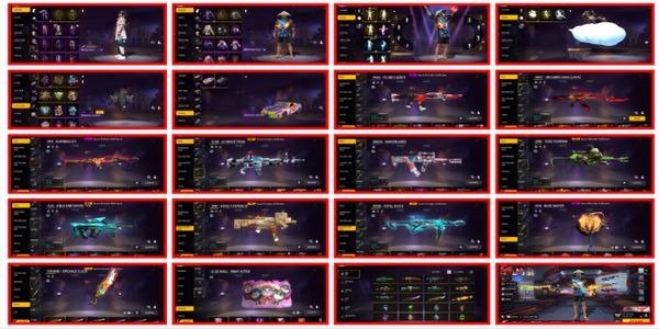 Beli Akun Akun Idaman Vault 223 + senjata 215 Angel biru cewe,Scar Titan,bundle astronot,Bundle ...