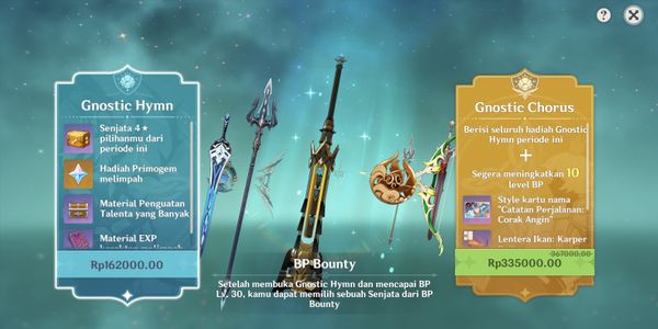 Beli Top Up Login Gnostic Hymn Genshin Impact Terlengkap dan Termurah Agustus 2024 2691352 | itemku