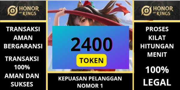 Beli Top Up 2.400 Token Honor Of Kings Terlengkap dan Termurah Juni 2024 2696147 | itemku