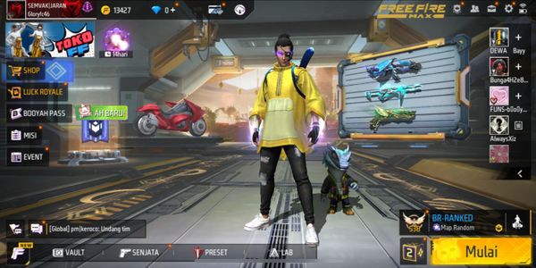 Beli Akun AKUN FF OTW MAX 1 + SG2 Garena Free Fire Terlengkap dan ...