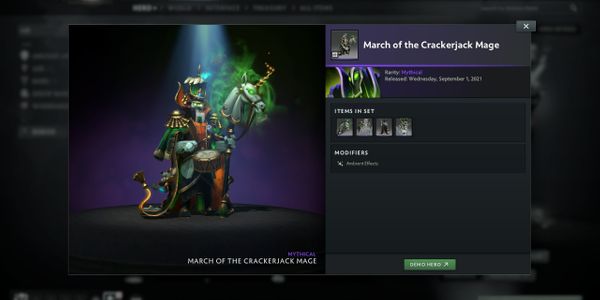 Buy Item Gift March of the Crackerjack Mage (Rubick Set Aghanim's 2021 ...
