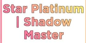 Buy Item Star Platinum : Shadow Master | Sakura Stand Roblox 2729932 ...