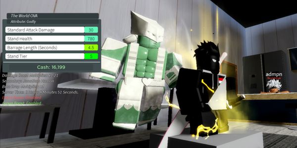 Buy Item The World OVA Godly | TW OVA Godly [ Stand Upright : Rebooted ...