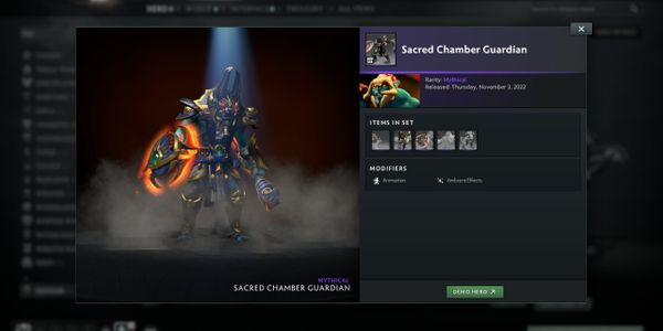 Buy Item Gift sacred chamber guardian Huskar Collector Cache 2022 Dota ...