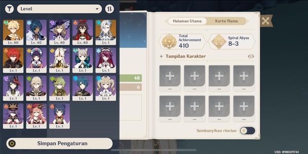Beli Akun Nopal + Sigh + Amos Bow + Aquila Favonia Genshin Impact ...