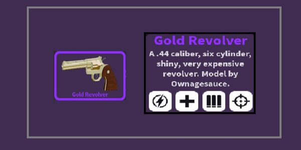 Buy Item Gold Revolver - Zombie Stories Roblox 2743391 | itemku