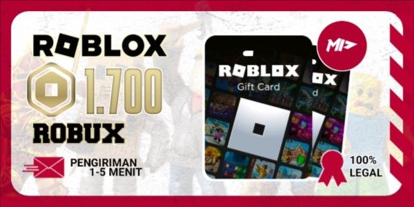Beli RBX Game Card 1700 RBX RBL Terlengkap dan Termurah Maret 2025 ...