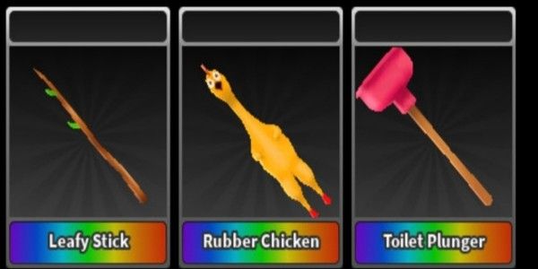 Buy Weapon leafy stick, rubber chicken, toilet plunger (STK) Survive ...