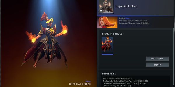 Buy Item Gift Imperial Ember ( lina set ) crownfall Treasure I Dota 2 ...