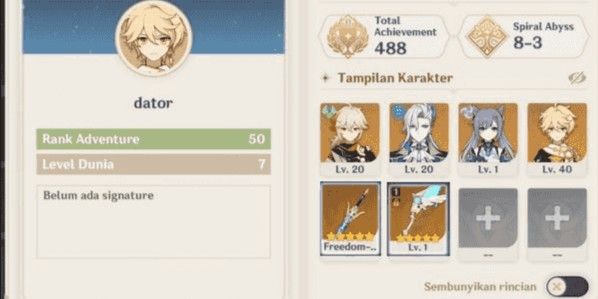 Beli Akun Akun Kazuha SIGN Neuvillette & skyward harp [ASIA] | MC ...