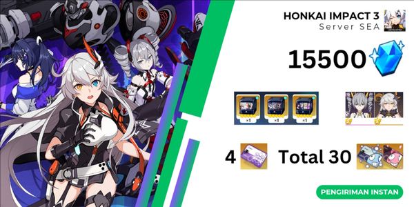 Beli Akun Server SEA Akun Gacha Crystal Honkai Impact HI 3 3rd HI3 ...
