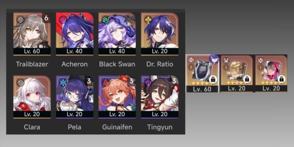 Beli Akun Acheron (SIGN) + Black swan + Dr Ratio + Clara + LC Welt + LC ...