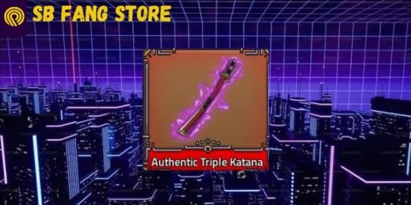 Buy Sword Authentic Triple Katana King Legacy 2761280 | itemku