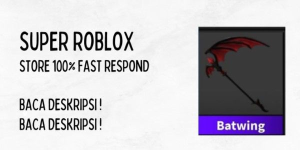 Beli Weapon Batwing - MM2 Murder Mystery 2 Terlengkap dan Termurah Juli ...
