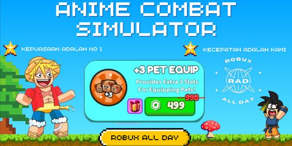Buy Item 3 EQUIPPED PETS - ANIME COMBAT SIMULATOR Roblox 2774378 | itemku