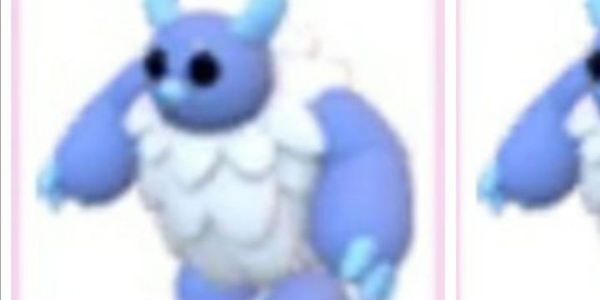 Buy Pet Normal/ No Potion Yeti (Ultra rare) Rare pet Adopt me Adopt Me ...