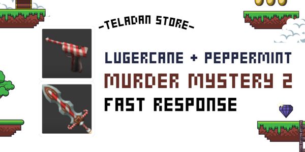 Buy Weapon Lugercane + peppermint 1 set murder mystery 2 Murder Mystery ...