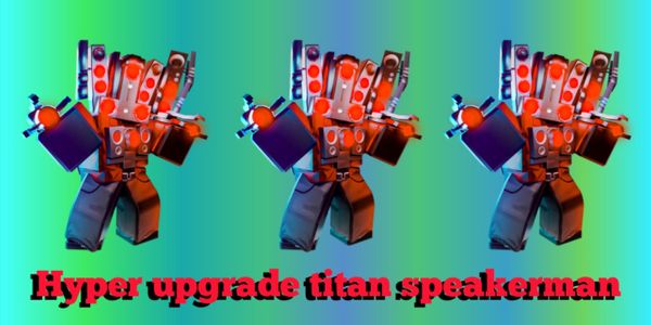 Buy Speakerman Hyper upgrade titan speakerman SIGN-TTD Toilet Tower ...