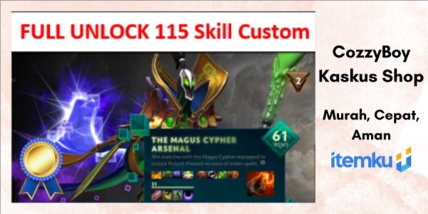 Buy Item Ready Trade Exalted Magus Cypher (Arcana Rubick) FULL UNLOCK Dota 2 601463 | itemku
