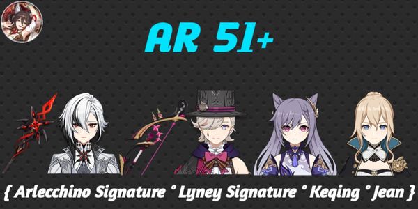 Beli Akun Akun Arlecchino Signature Lyney Signature | Keqing Jean ...