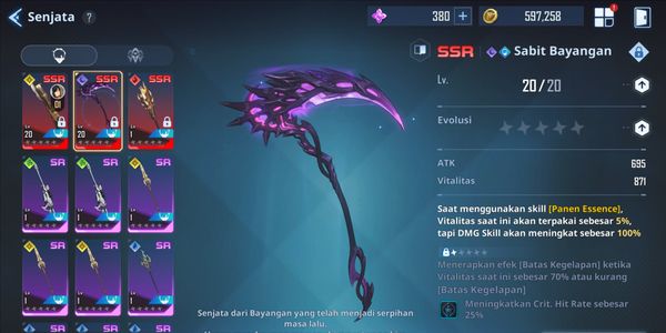 Buy Account SoLev 3 weapons SSR account Solo Leveling:Arise 2785078 ...