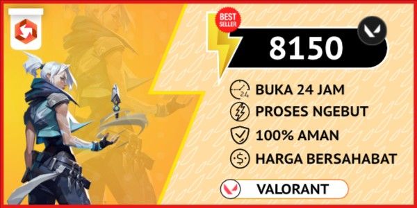 Buy Top Up 8150 Points Valorant 2763380 | itemku