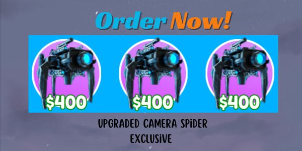 Buy Cameraman Upgraded Camera Spider - Toilet Tower Defense Toilet ...