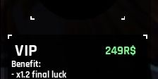 Buy Gamepass VIP Sol's RNG 2790216 | itemku