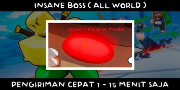 Buy Item Insane Boss (All World) | Weapon Fighting Simulator RBL ...