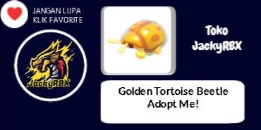 Buy Pet Golden Tortoise Beetle Adopt Me Trading Hub 2795854 | itemku