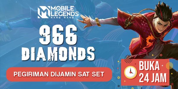 Beli Top Up 966 Diamonds Mobile Legends Terlengkap dan Termurah Juni 2024 2796556 | itemku